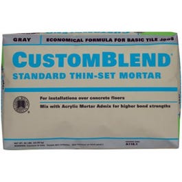 Custom Blend Thin Set Mortar, Gray, 50-Lb. - Kirbyville, MO - Branson ...